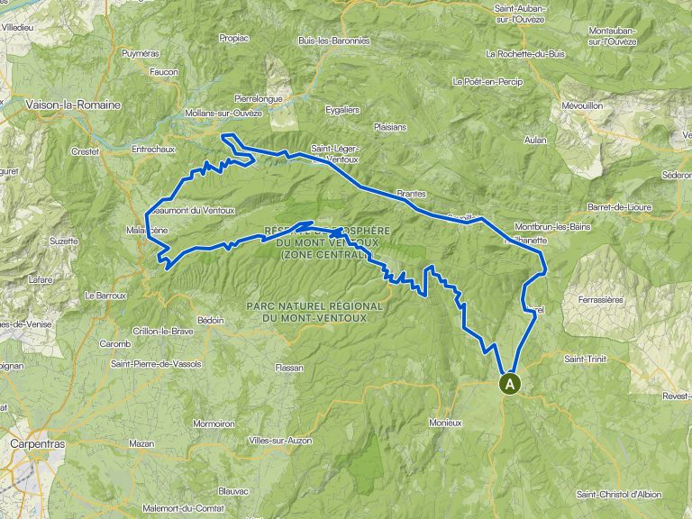 Ascension du Mont Ventoux par Malaucène — boucle depuis Sault | road ...